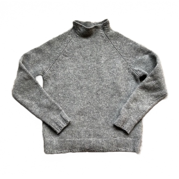 Field Gear | Sweaters | Field Gear 0 Lambswool Gray Womens Turtleneck ...